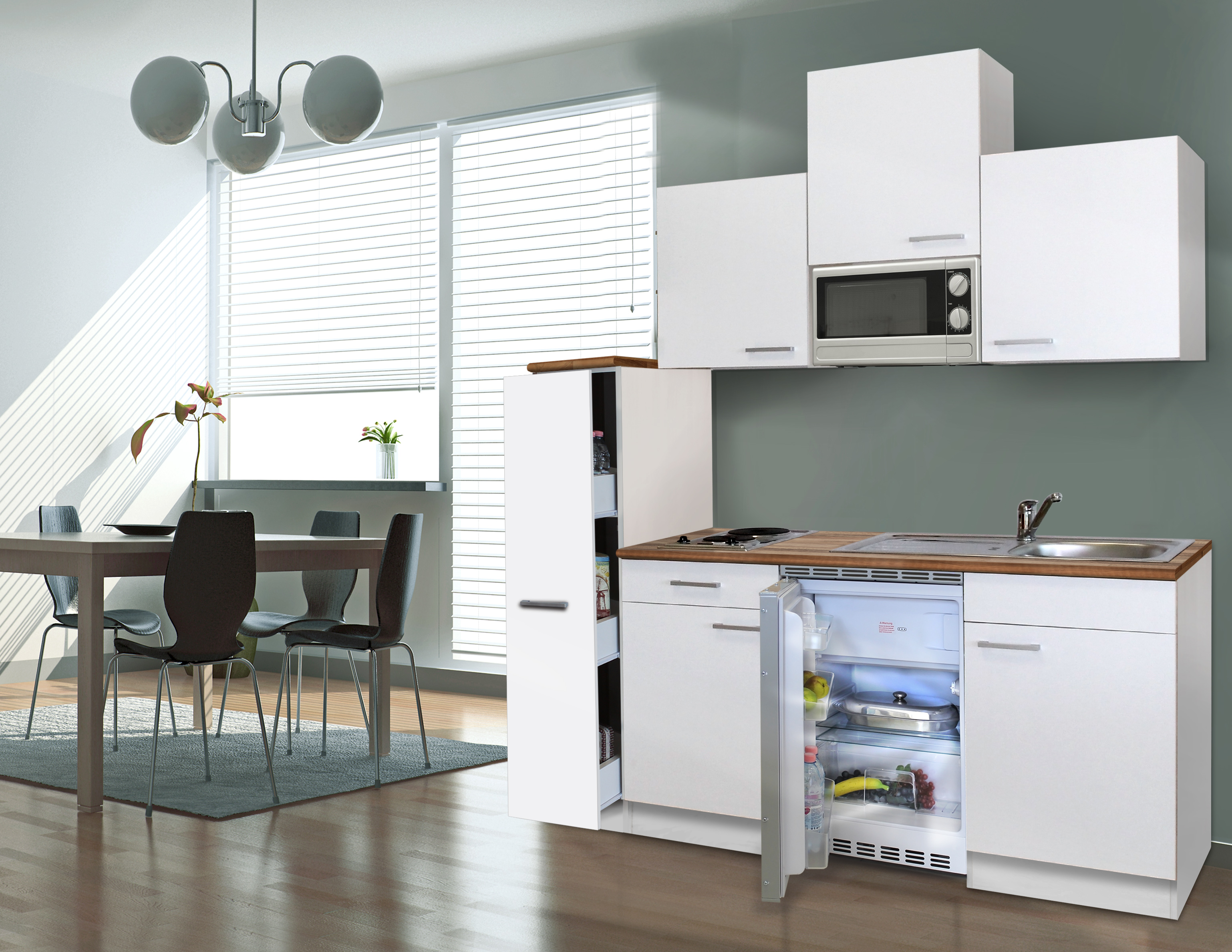 Single Kitchens 160cm