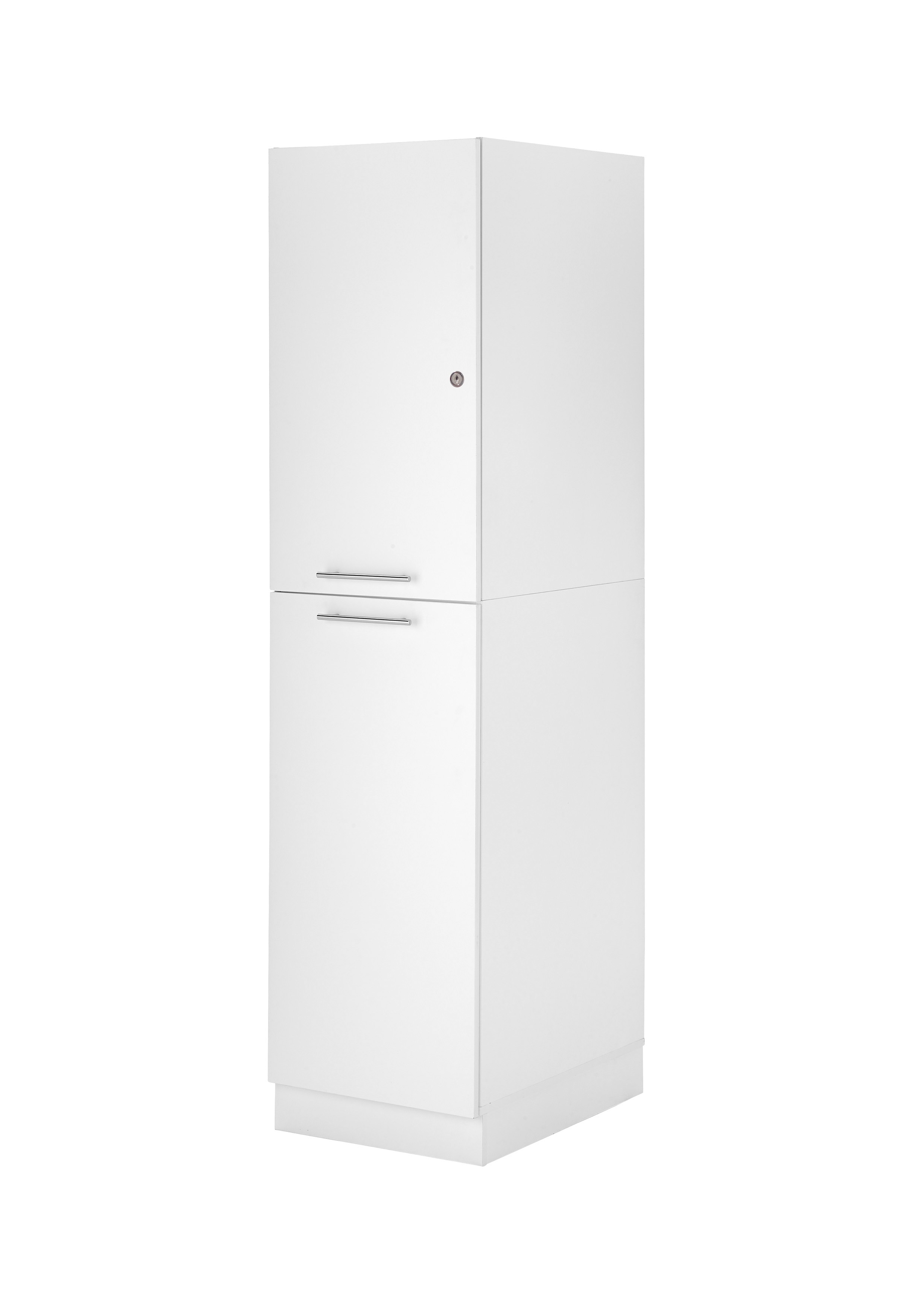 Waschmaschinenschrank Trockner Schrank Hochschrank 117 cm Weiß Clara ...