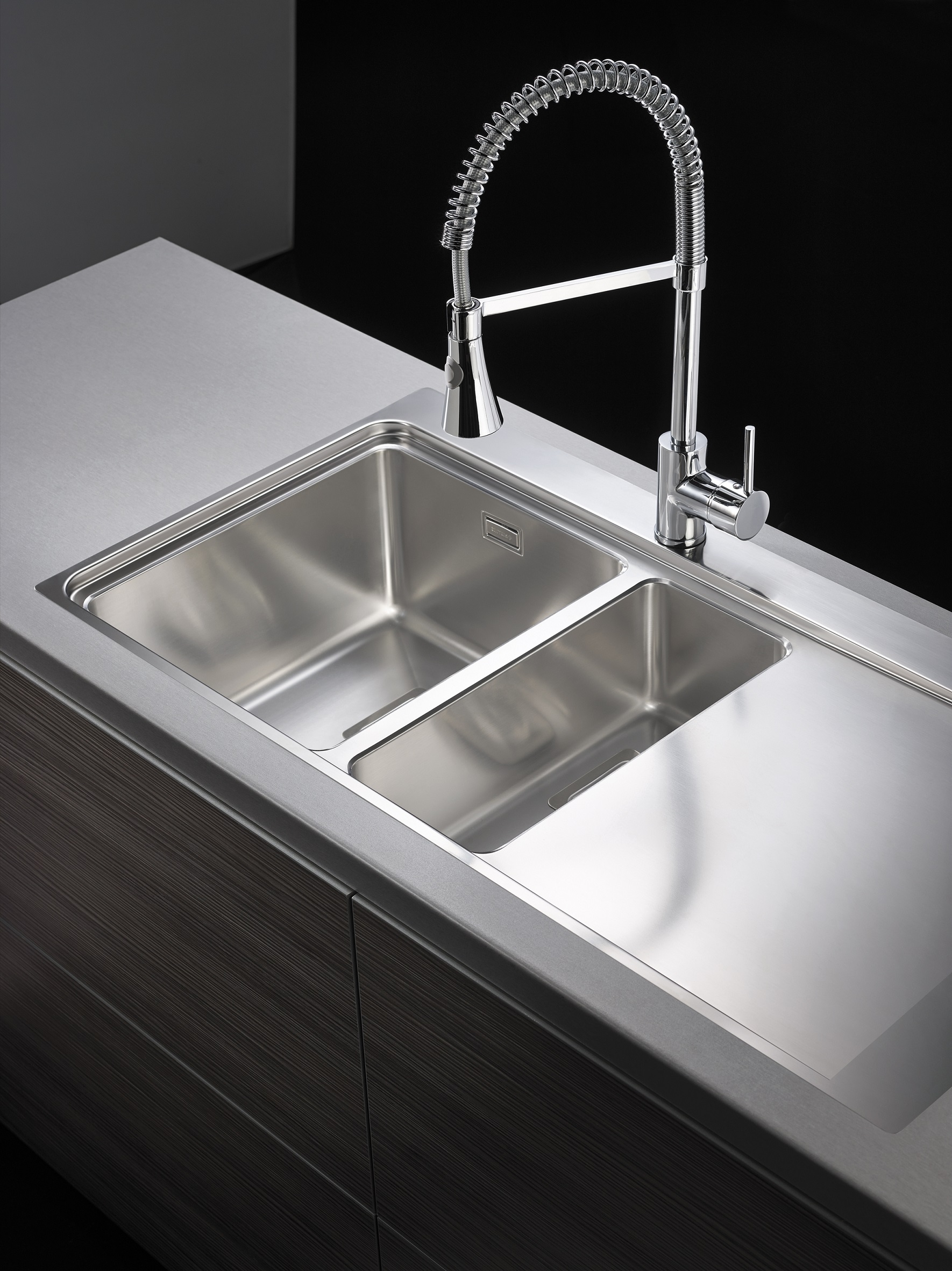 Pyramis stainless steel sink stainless steel fitted sink sink OLYNTHOS ...